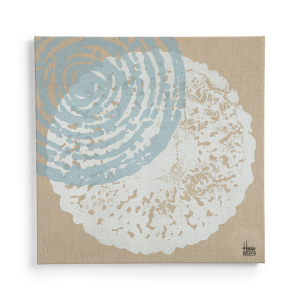 Linen Screen Print in White and Blue – Heath Ceramics